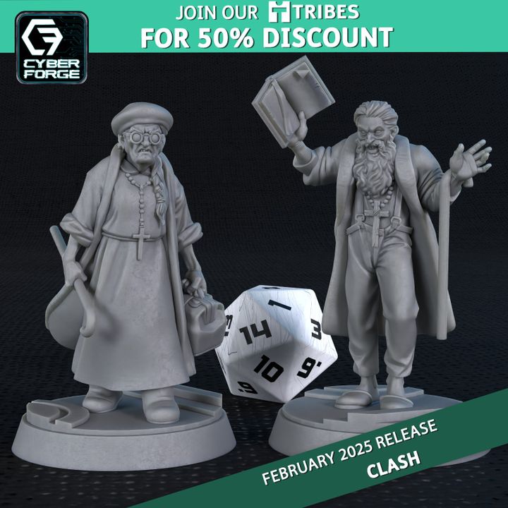 3D Printable Cyber Forge Miniatures - 2025 - February - Clash by Titan ...