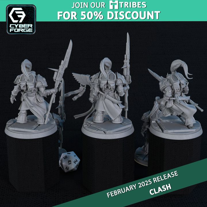 3D Printable Cyber Forge Miniatures - 2025 - February - Clash by Titan ...
