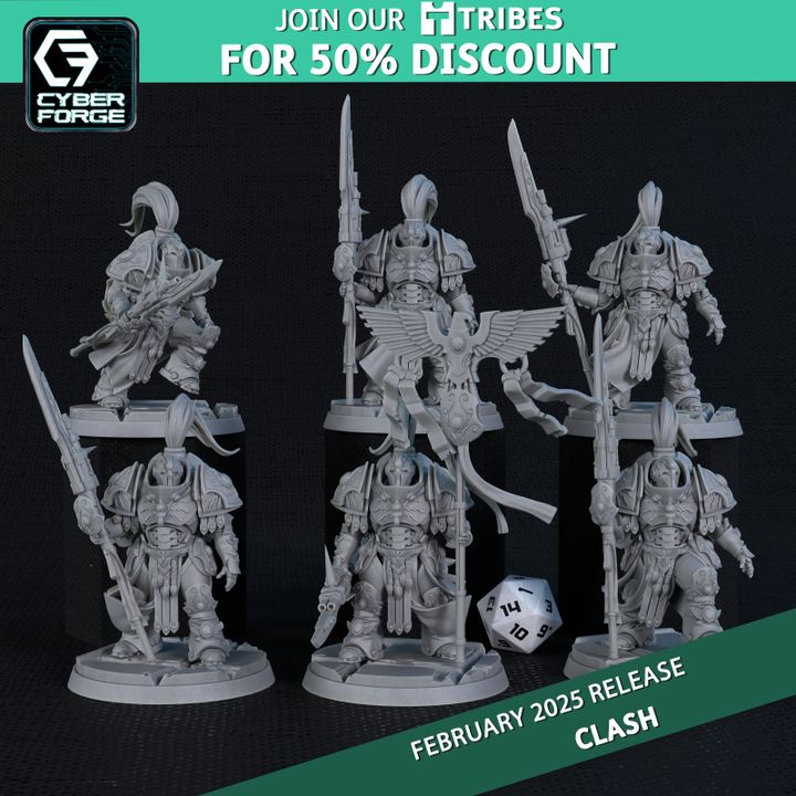 3D Printable Cyber Forge Miniatures - 2025 - February - Clash by Titan ...
