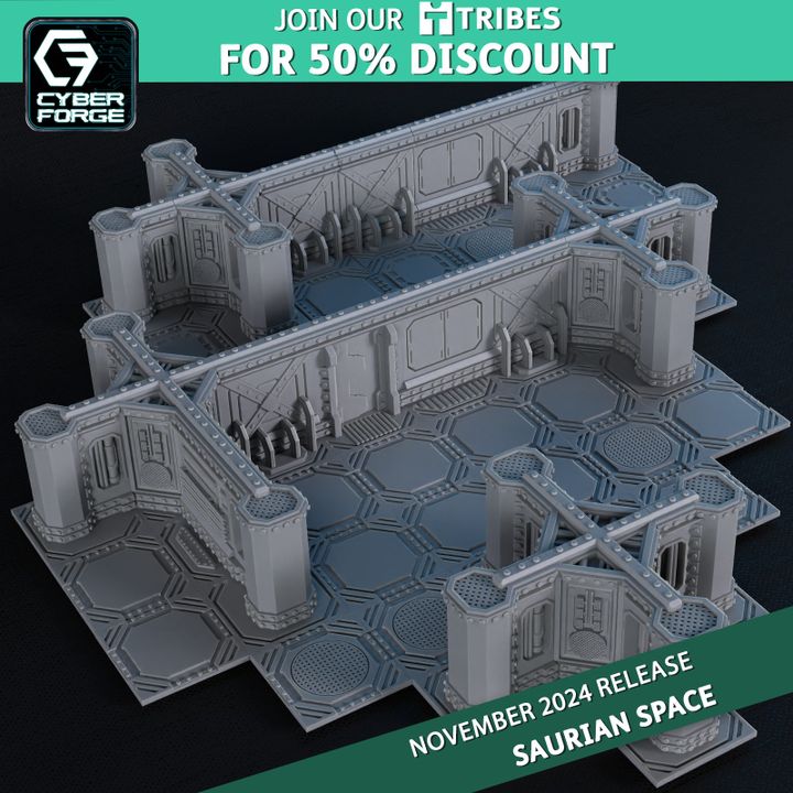 3D Printable Cyber Forge Miniatures - 2025 - February - Clash by Titan ...