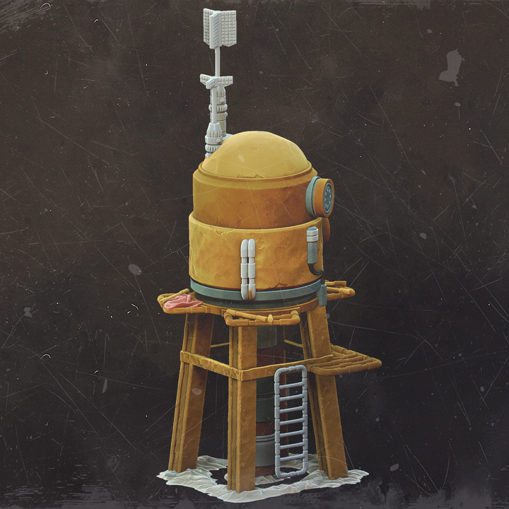 3D Printable Mos Jemra Water Tower by Multiverse