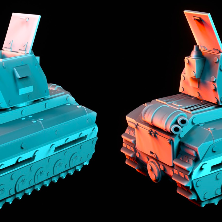 3D Printable Ratchet Tankette by Culverin Models