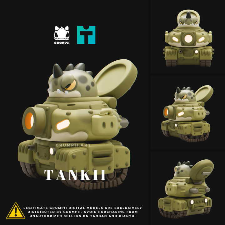 3D Printable Chubbii Grumpii - 2025 February Release by Grumpii