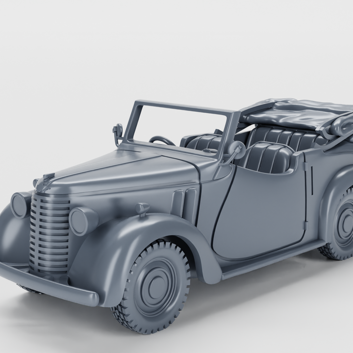 3D Printable Austin 8AP Military tourer (UK, WW2) by Wargame3d