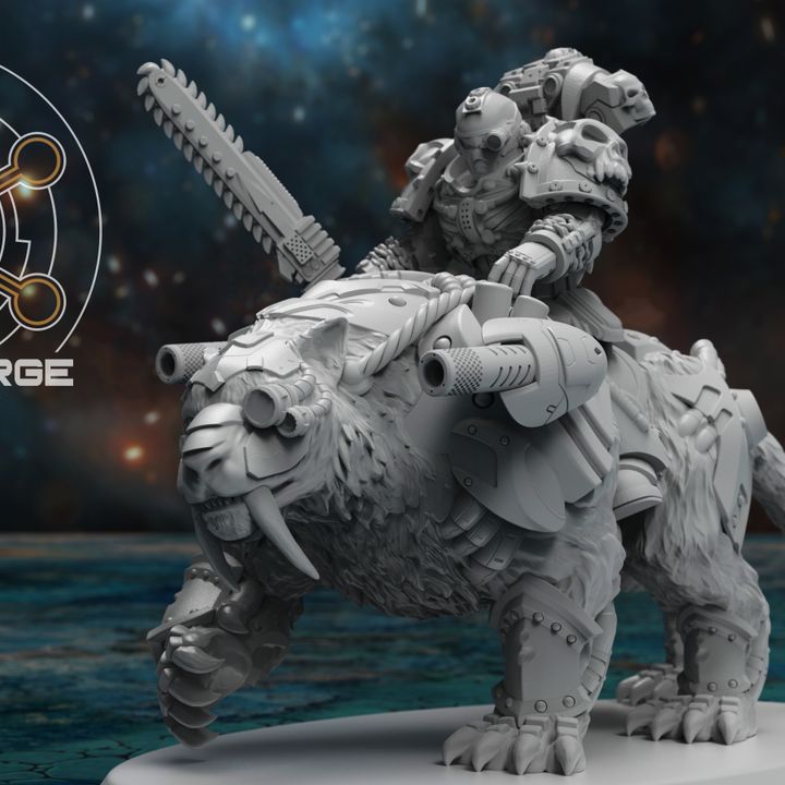 3D Printable Saber-tooth Riders by Atlan Forge