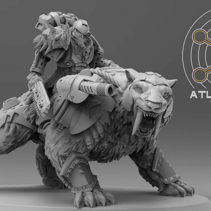 3D Printable Saber-tooth Riders by Atlan Forge