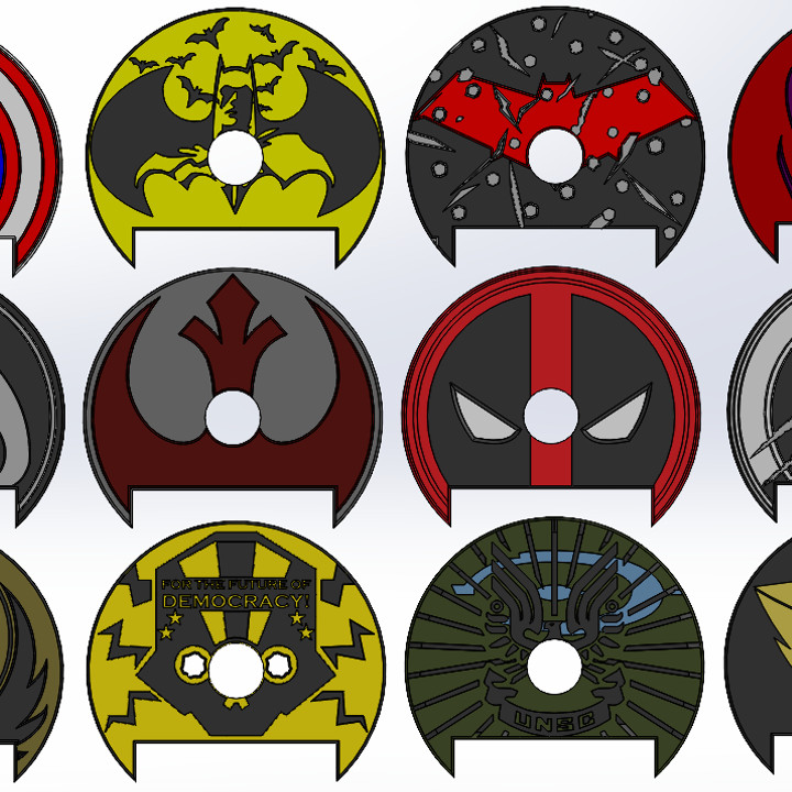 3D Printable Customizable Helmet Stand 3D print model by H3D Creations