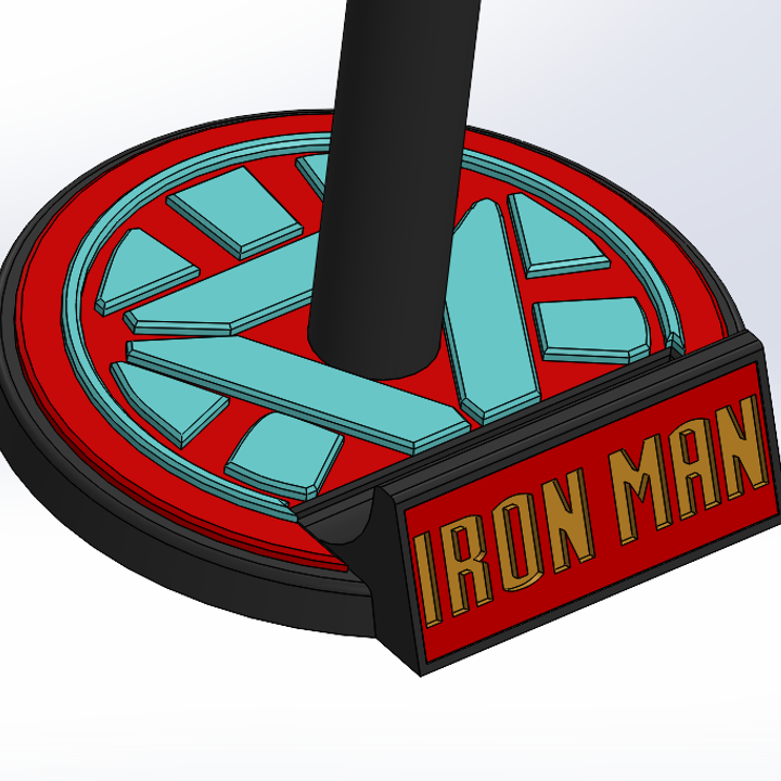 3D Printable Customizable Helmet Stand 3D print model by H3D Creations