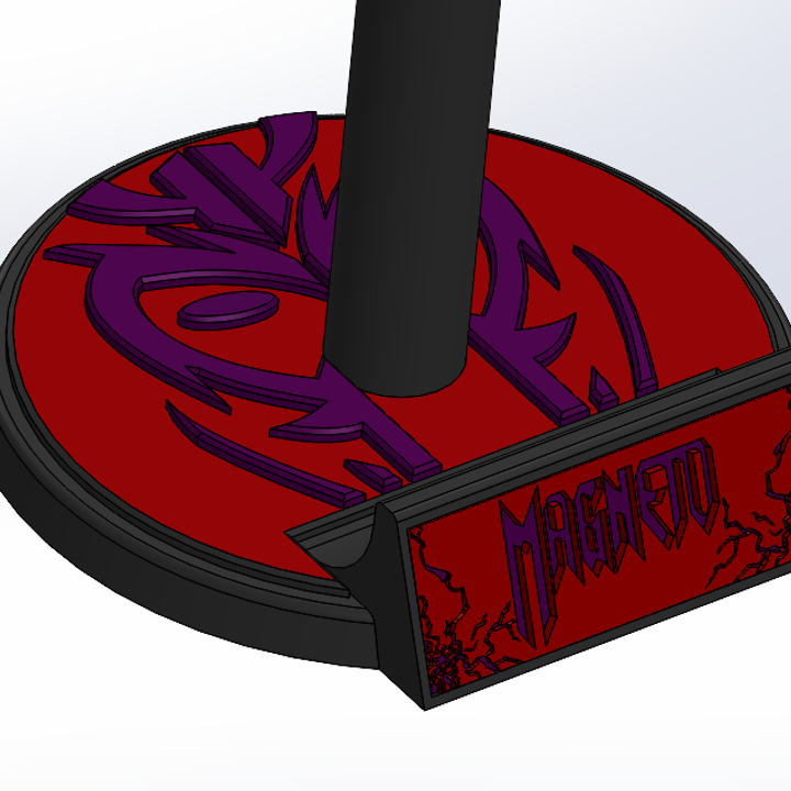 3D Printable Customizable Helmet Stand 3D print model by H3D Creations