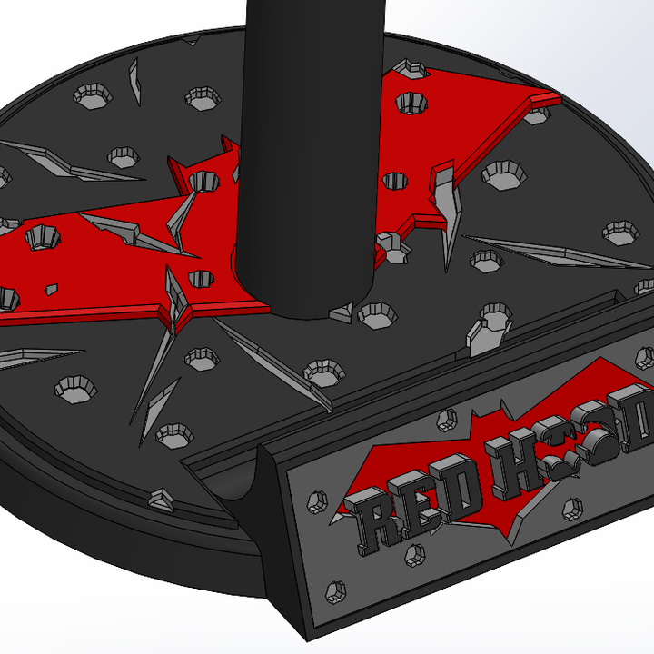 3D Printable Customizable Helmet Stand 3D print model by H3D Creations