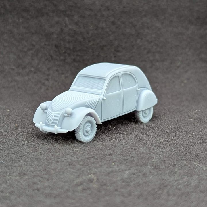 3D Printable Citroen 2СV (France, WW2+post War) by Wargame3d