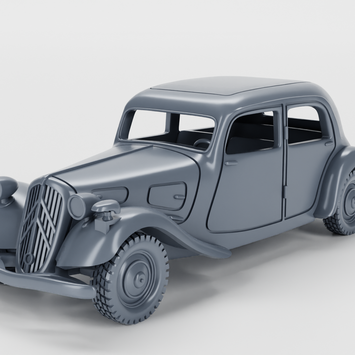 3D Printable Citroen Traction Avant CV11 – LWB (France) by Wargame3d