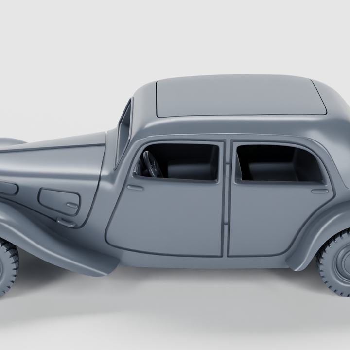 3D Printable Citroen Traction Avant CV11 – LWB (France) by Wargame3d