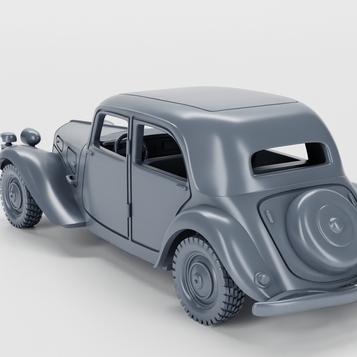 3D Printable Citroen Traction Avant CV11 – LWB (France) by Wargame3d