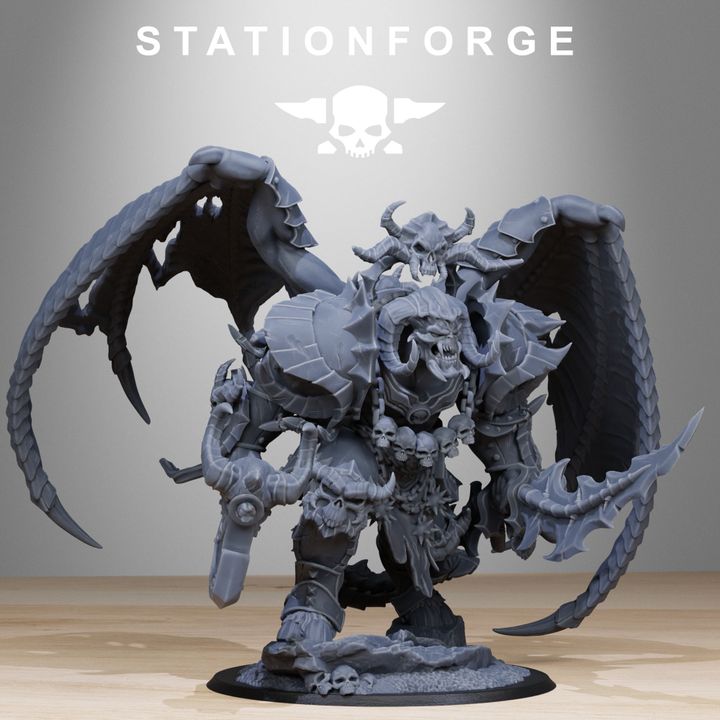 3D Printable Corrupted Demon by Station Forge