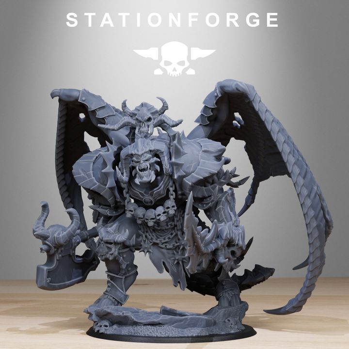 3D Printable Corrupted Demon by Station Forge