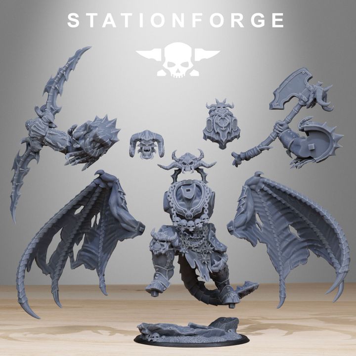 3D Printable Corrupted Demon by Station Forge