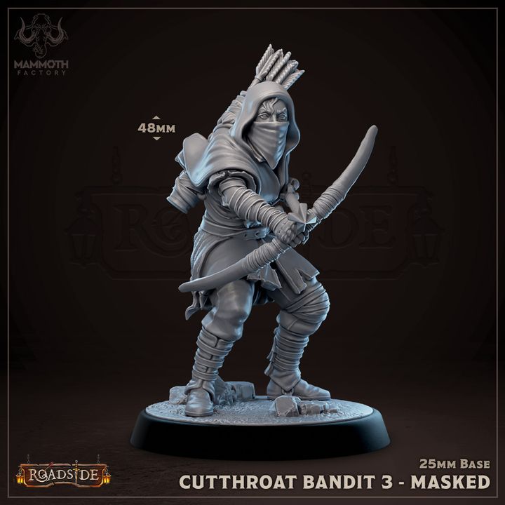 3D Printable Cuthroat Bandit Warband (5 Models) by Mammoth Factory
