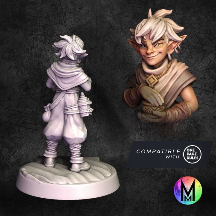 3D Printable Elves - Sun Elves Set ( Complete Sun Elves Release- One ...