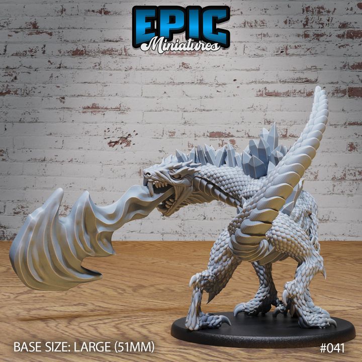 3D Printable Crystal Drake Set / Legendary Dragon / Mountain Monster ...