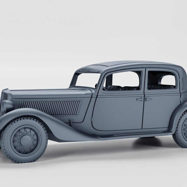 3D Printable Fiat 527 (Fiat Ardita 2500 sport) (Italy, WW2) by Wargame3d