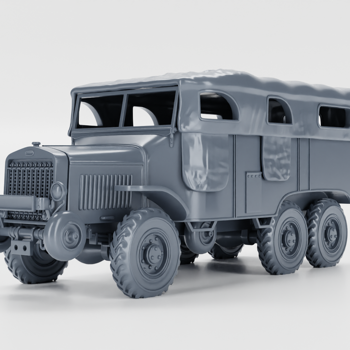 3D Printable Laffly S20 TL Personnel Carrier (6x6) (France, WW2) by Wargame3d