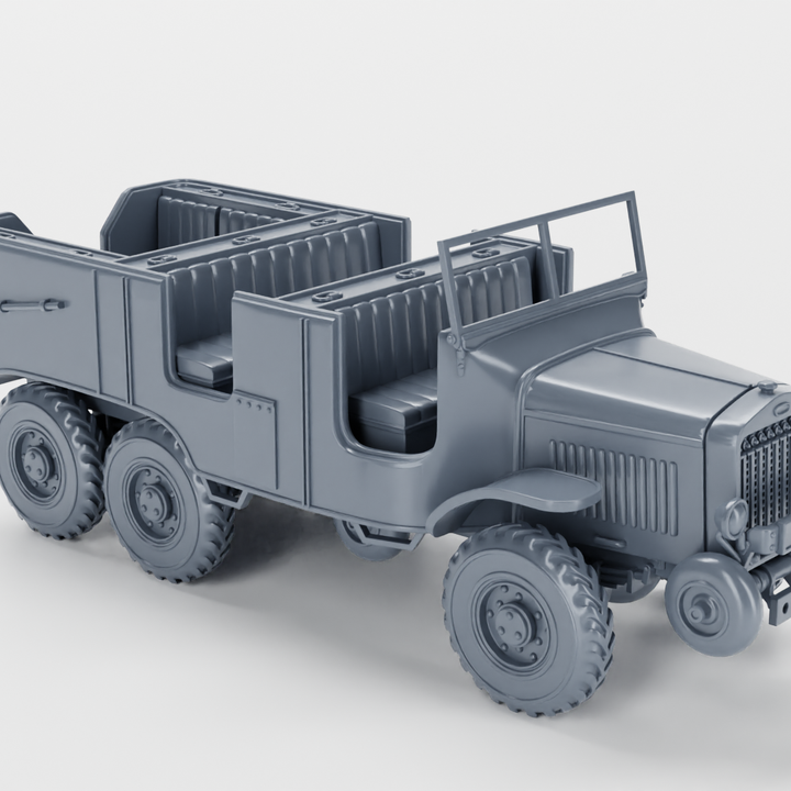 3D Printable Laffly S20 TL Personnel Carrier (6x6) (France, WW2) by Wargame3d