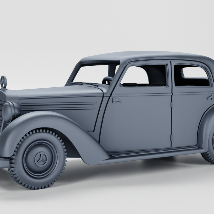3D Printable Mercedes 170V (W136) (Germany, WW2) by Wargame3d