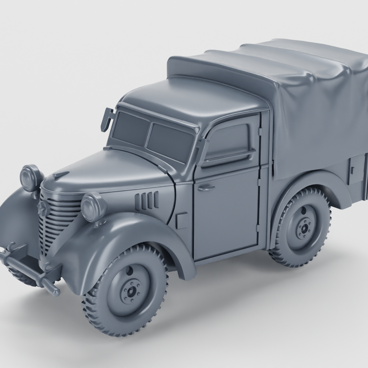 3D Printable Type 95 Kurogane Pickup (Japan, WW2) by Wargame3d