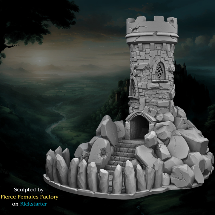 3D Printable Core Tower by Sol Invictus Factory