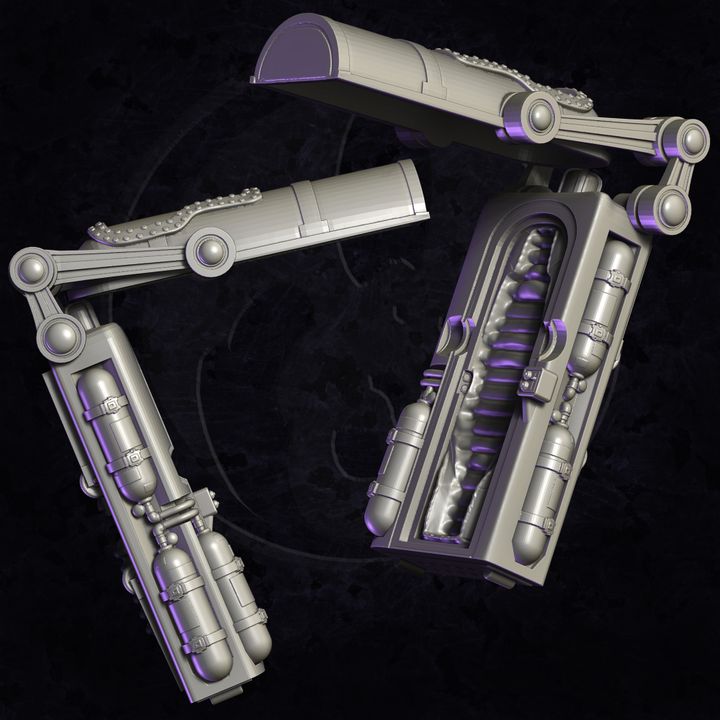 3D Printable CRYOPODS – Grimdark or Fallout Hibernation Modules by Dark ...