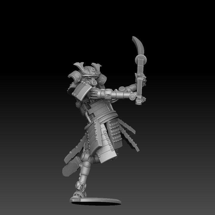 3D Printable Robo Samurai Mk4 by Sharedog Miniatures