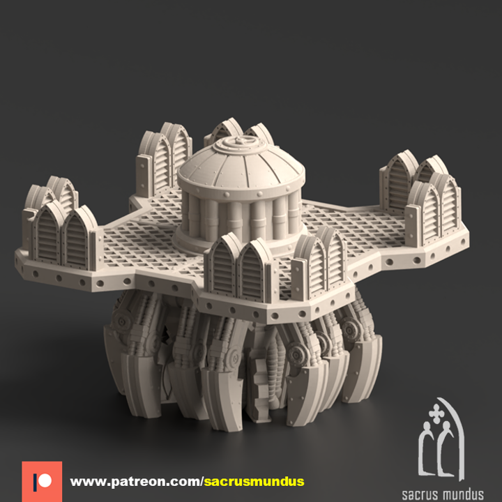 3D Printable Hades Ridge Platforms by Sacrusmundus