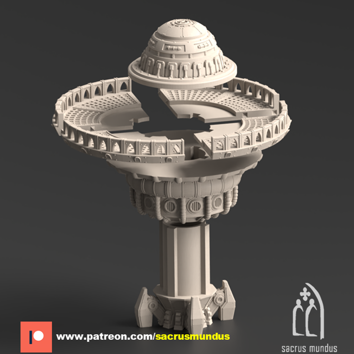 3D Printable Hades Ridge Platforms by Sacrusmundus