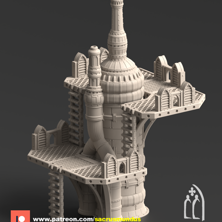 3D Printable Hades Ridge Platforms by Sacrusmundus