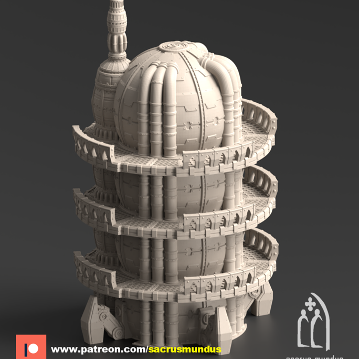 3D Printable Hades Ridge Platforms by Sacrusmundus