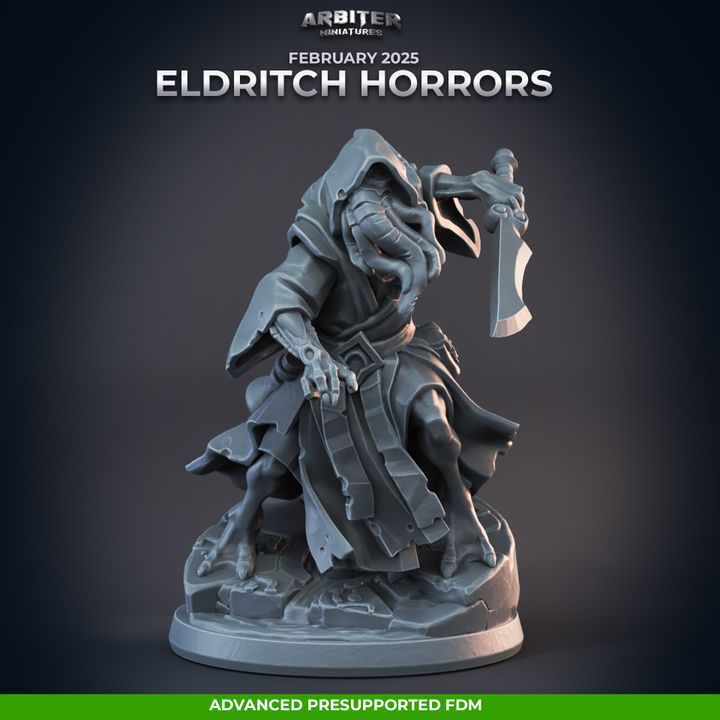 3D Printable Arbiter Miniatures February 2025 Eldritch Horrors Advanced ...