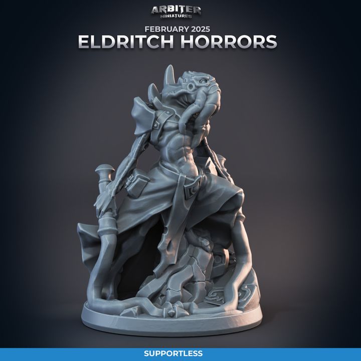 3D Printable Arbiter Miniatures February 2025 Eldritch Horrors ...