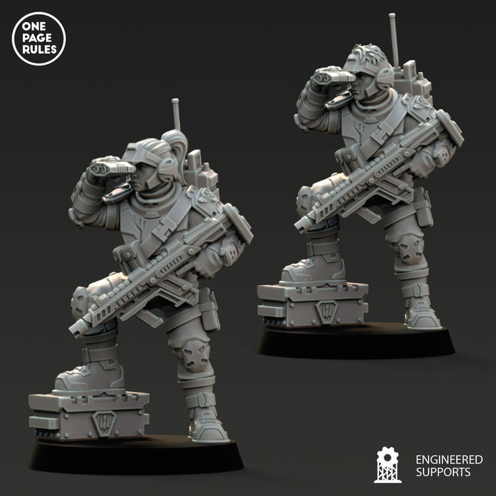 3D Printable Human Defense Force (HDF) - Release #4 by One Page Rules