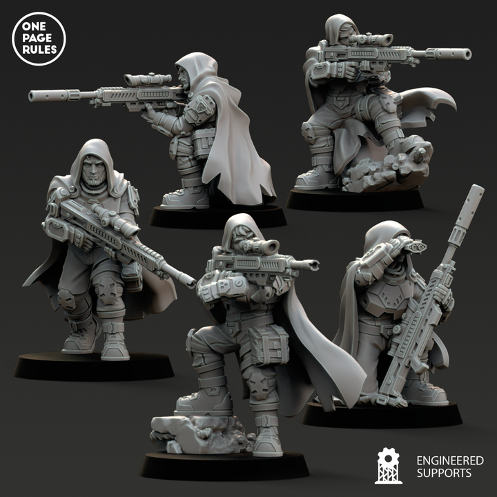 3D Printable Human Defense Force (HDF) - Release #4 by One Page Rules