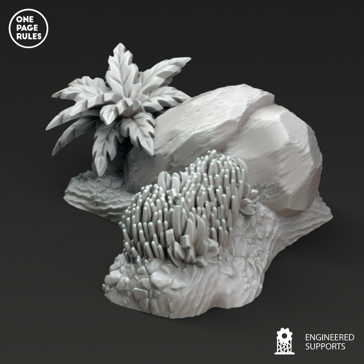 3D Printable Desert Small Terrain by One Page Rules