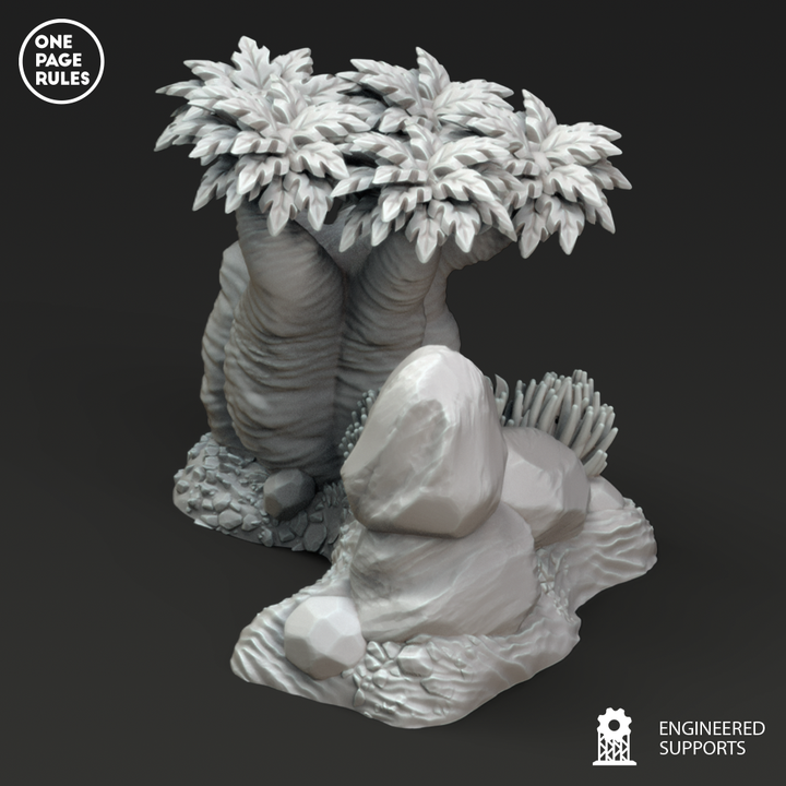 3D Printable Desert Small Terrain by One Page Rules