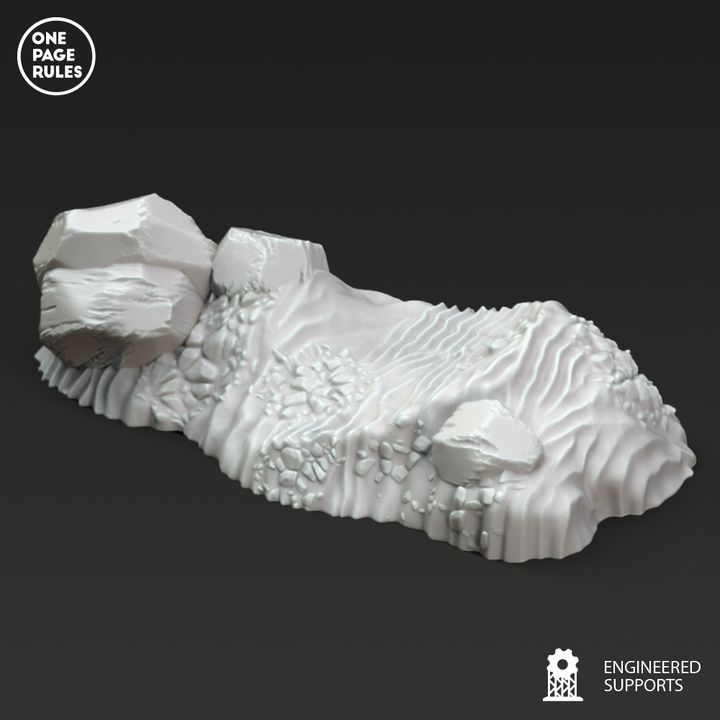 3D Printable Desert Small Terrain by One Page Rules