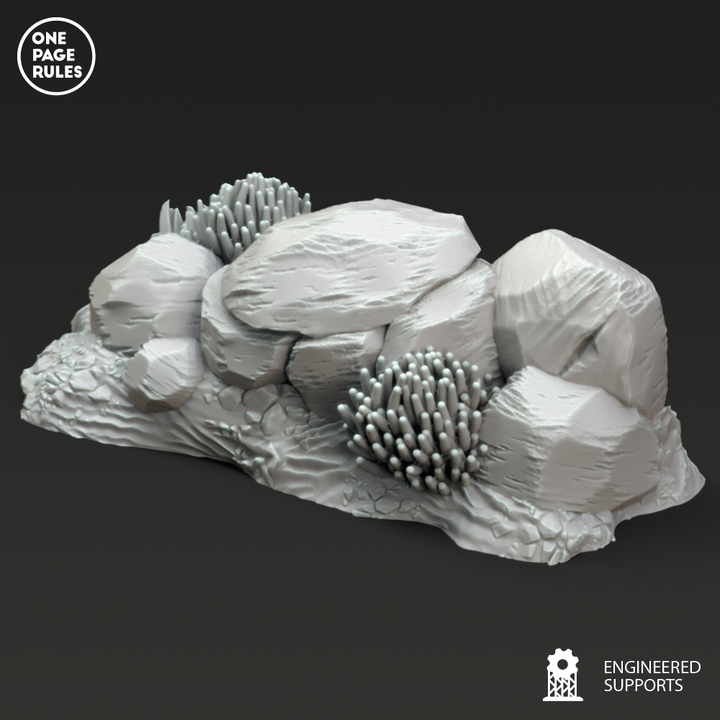 3D Printable Desert Small Terrain by One Page Rules