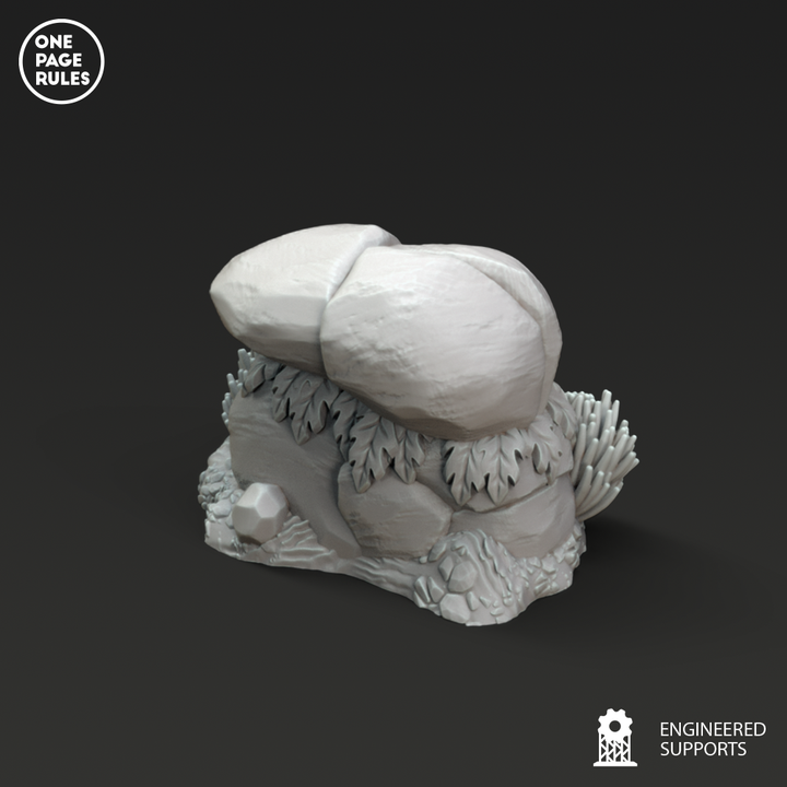 3D Printable Desert Small Terrain by One Page Rules