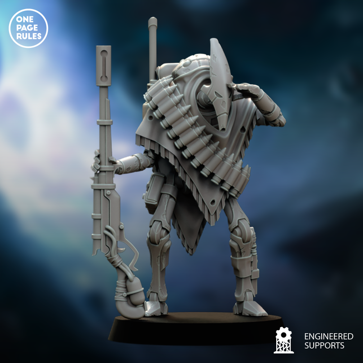 3D Printable Star Quest - Robot Legions Pathfinder by One Page Rules