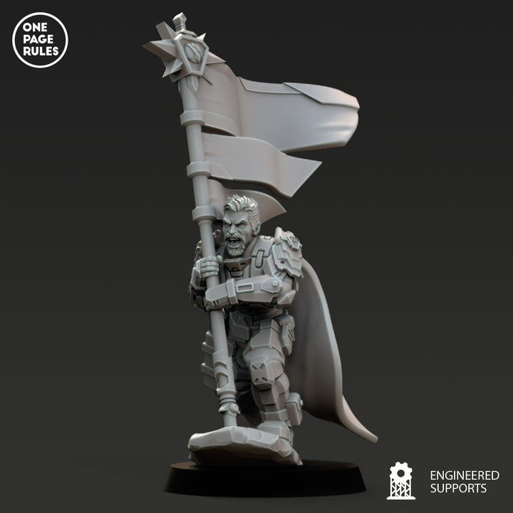 3D Printable Storm Troopers - Human Defense Force by One Page Rules