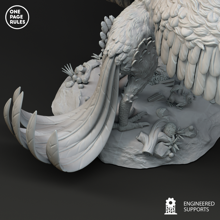 3D Printable Great Owl Chimera - Wood Elves by One Page Rules