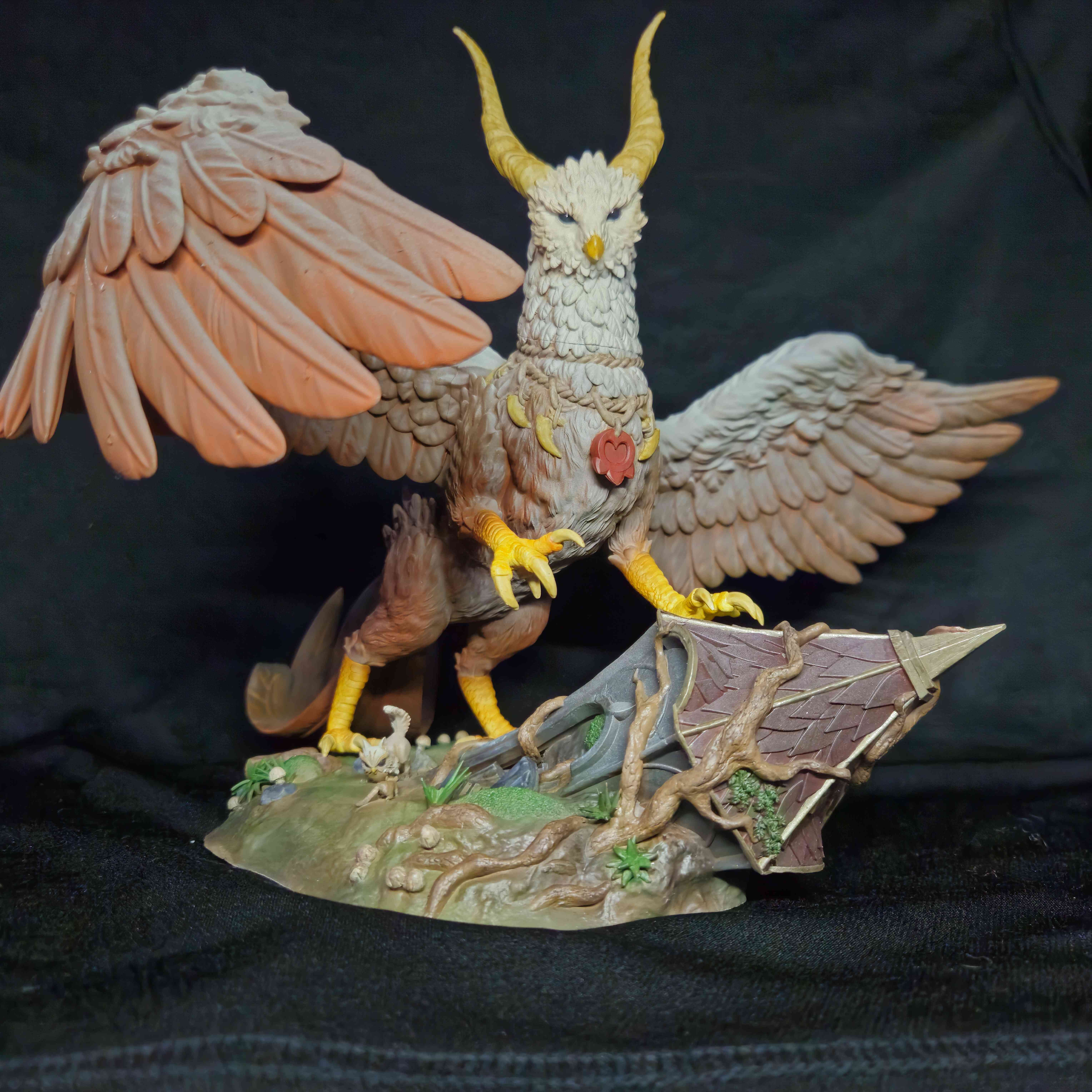 3D Printable Great Owl Chimera - Wood Elves by One Page Rules
