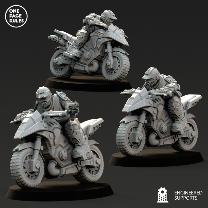 3D Printable Human Defense Force (HDF) - Release #5 by One Page Rules